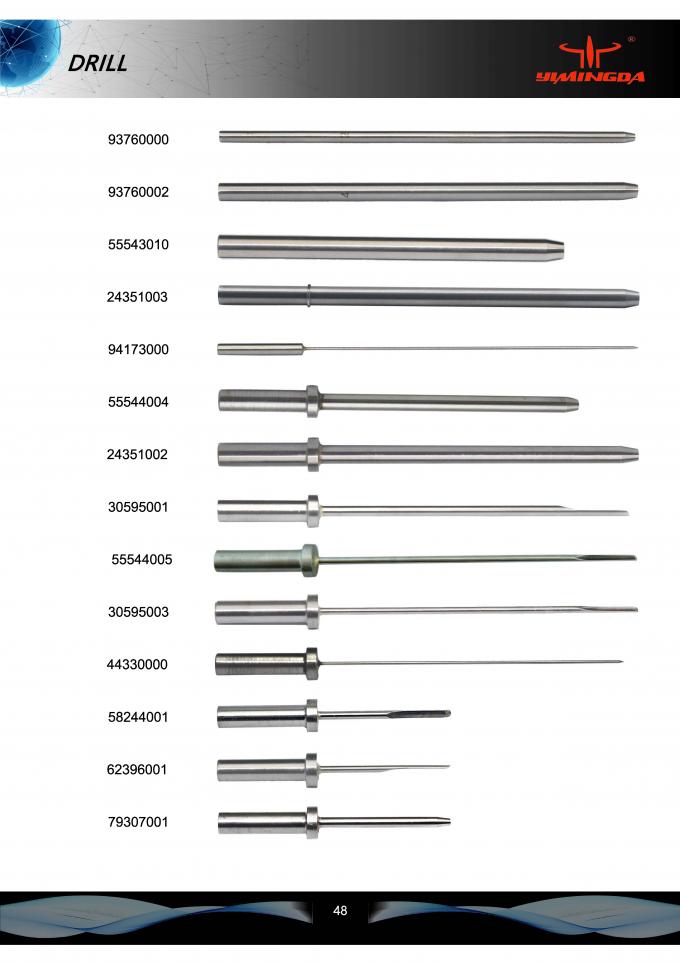 130181 Drill Bits Size D 5mm Vector 7000 / Q80 / IX9 Cutter Parts