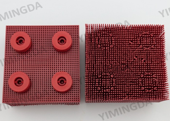 Red 90 * 95 Mm Auto Cutter Nylon Bristle For VT5000 / 7000 Cutter