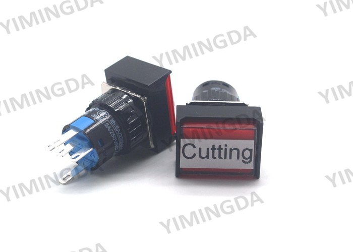 Red Cutting Machine Parts Cutting Button For Yin / Takatori Hy-s1606 Cutter